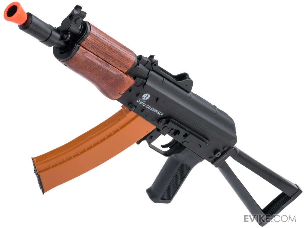 Softair Licensed Kalashnikov Full Metal AKS74U Airsoft AEG with Real W