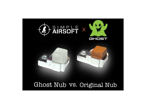 Simple Airsoft X Ghost Flat Hop Nub for AEG Maxx Model Hop up