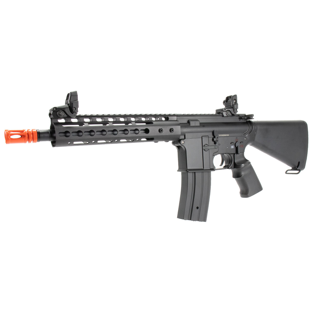 GE/JG M4 Metal RIS w / 7" Keymod Hand Guard/ Full Stock w/ Battery & C