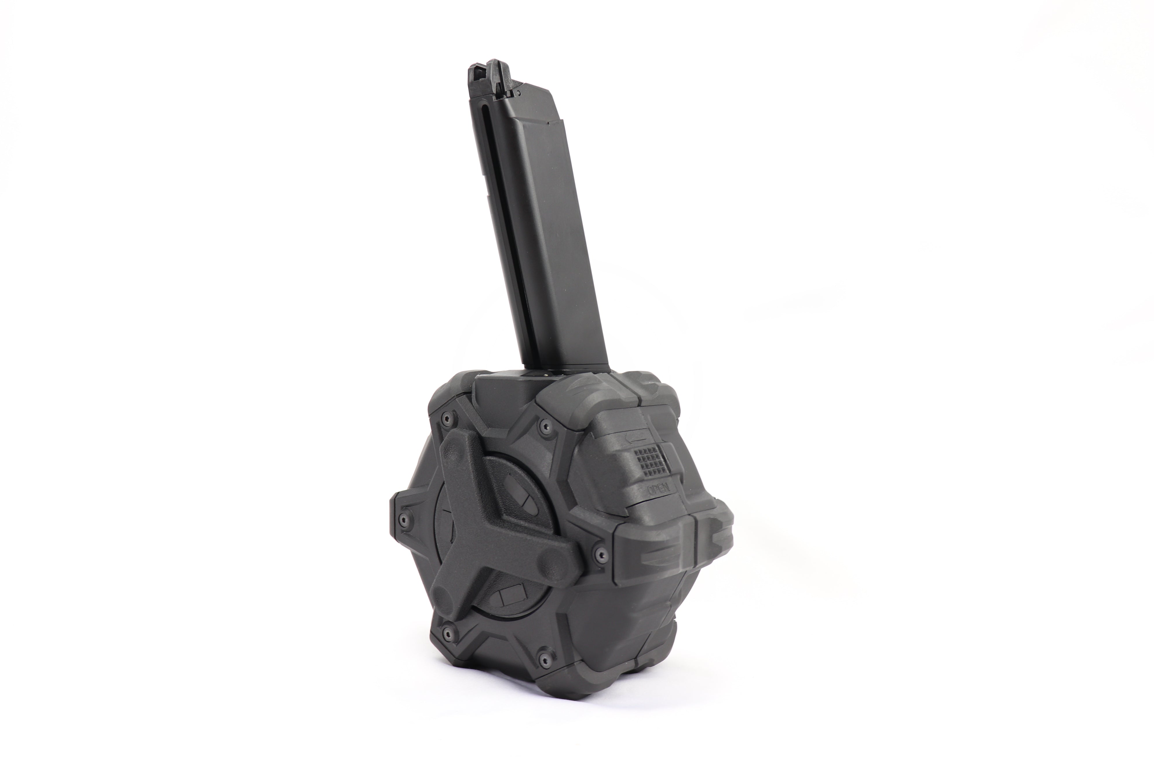AW Custom Drum Magazine for Gas Blowback Airsoft Pistols & Rifles (Typ